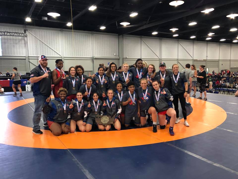 Team Texas Junior Girls are National Dual Team Champs - Texas Wrestling