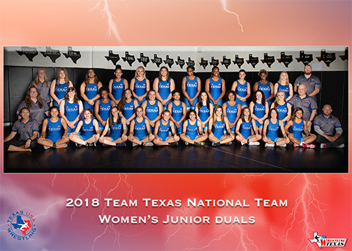 Team Texas Junior Girls Split into 2 Teams - Texas Wrestling