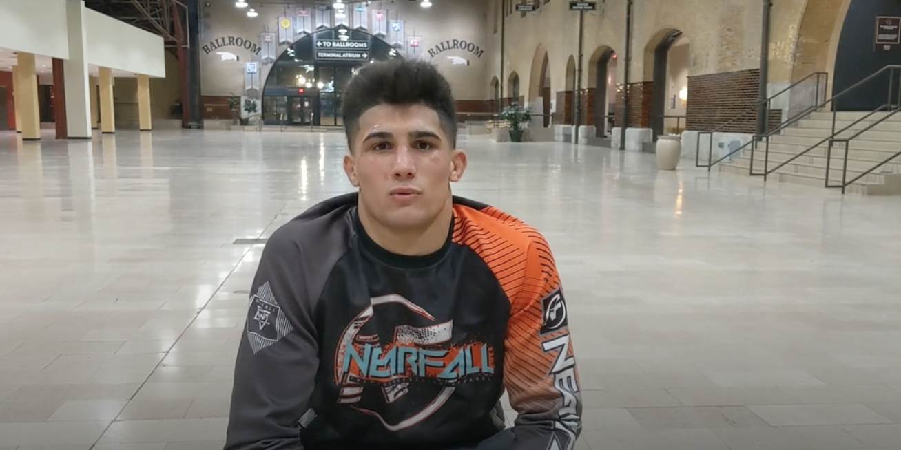 AJ Ferrari NCAA Champ: Post-match interview (12+ minute interview ...