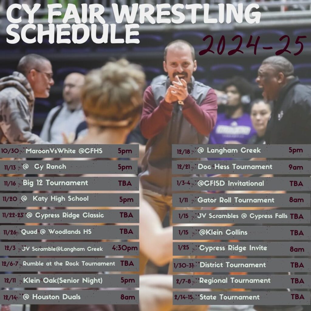 Team Preview: Cy Fair High School - Texas Wrestling