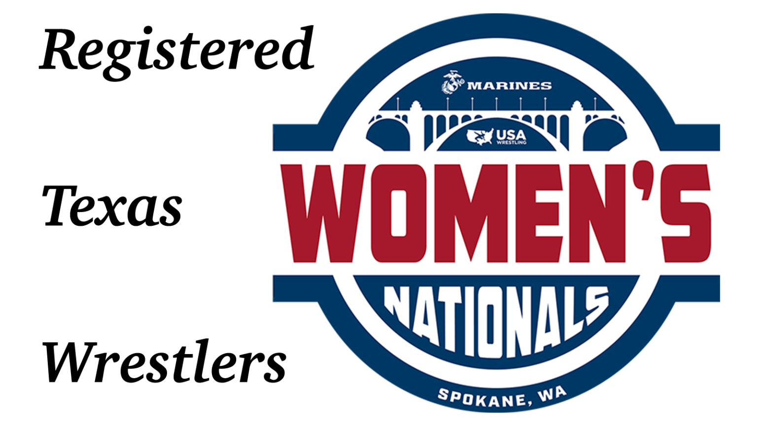 Registered Texas women Wrestlers for Nationals - Texas Wrestling