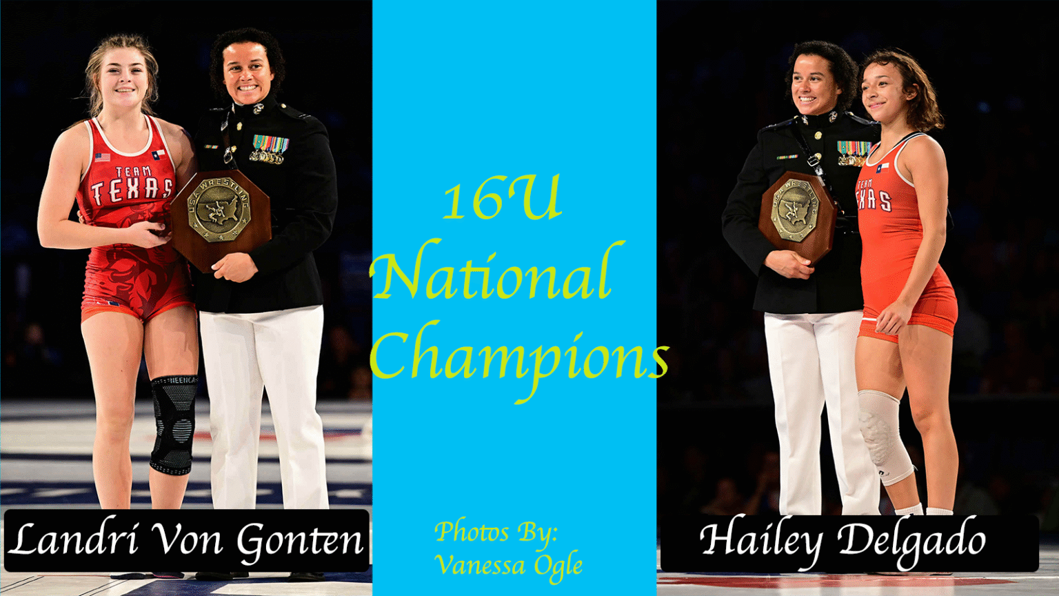 Delgado and Von Gonten, Fargo National Champions - Texas Wrestling