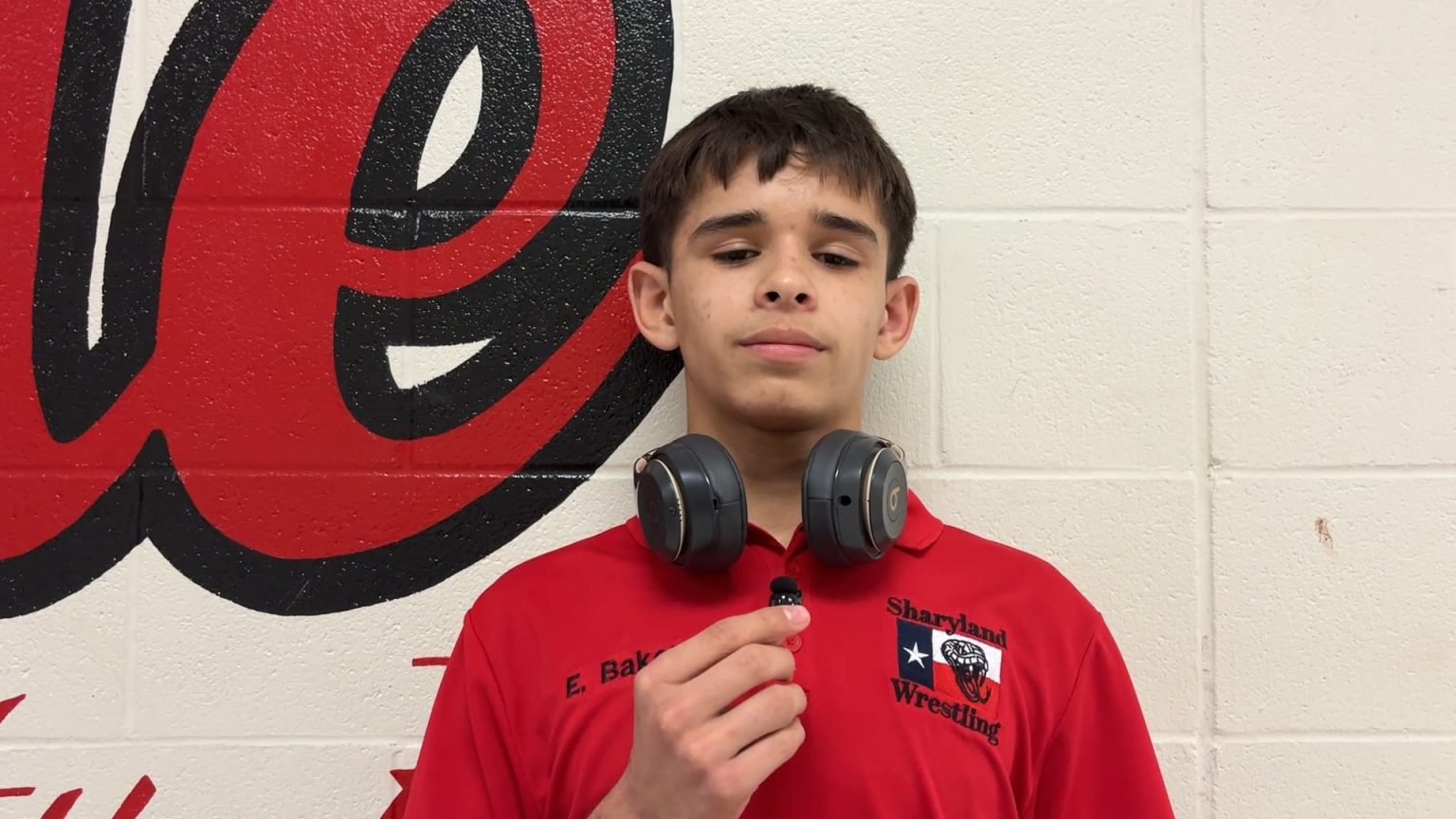 Evan Baker of Mission Sharyland Texas UIL District 16-5A - Texas Wrestling
